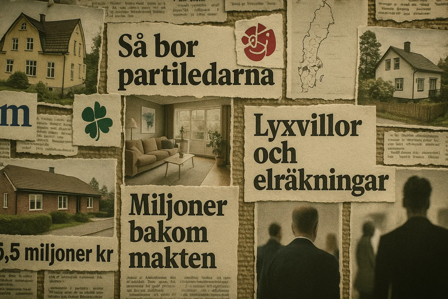 Så bor partiledarna 2025 – lyx till Ikea | Bygglov.se